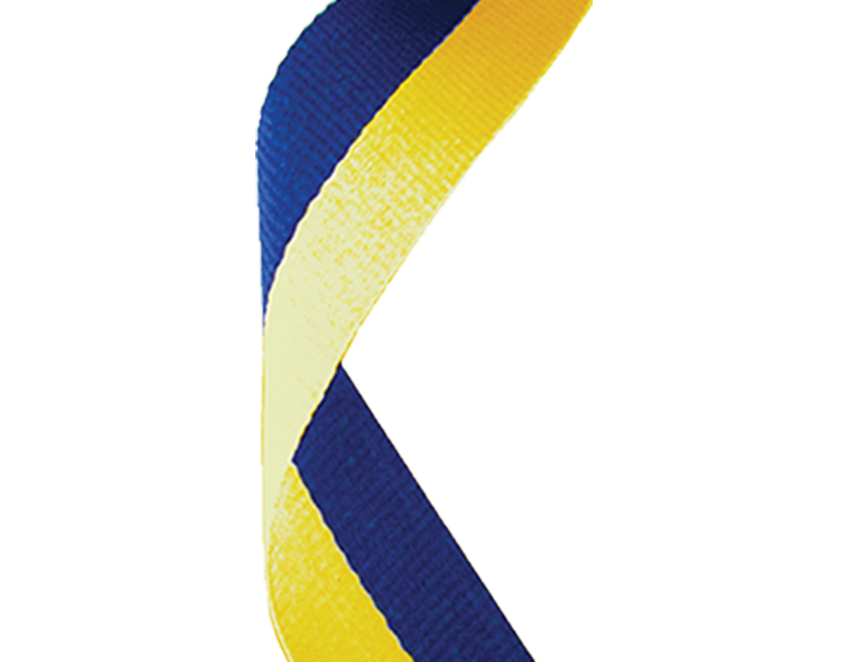 Blue/Yellow - Medals Plus